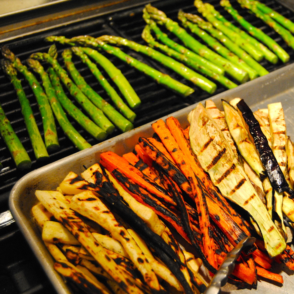 GRILLED SPRING VEGETABLES