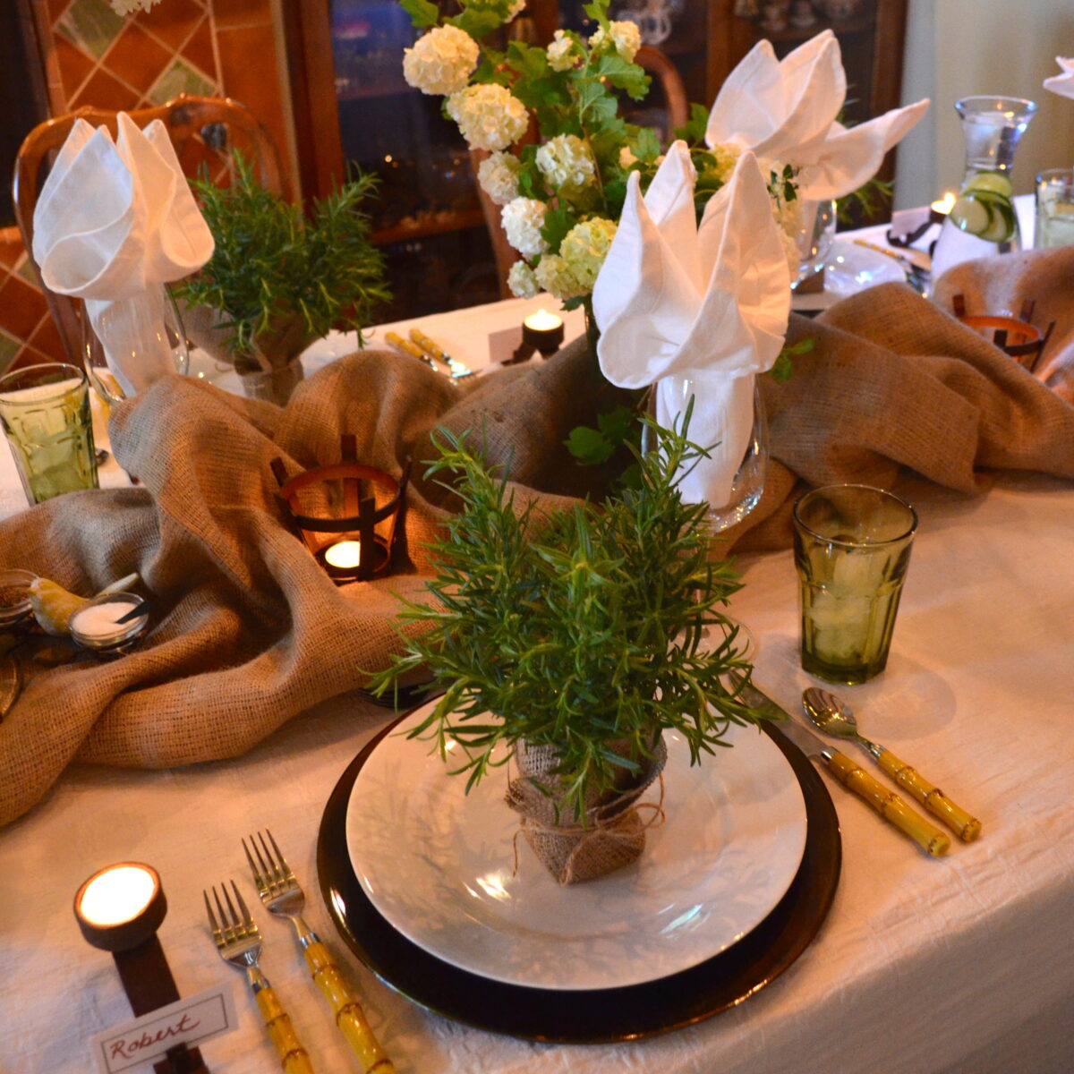 SPANISH STYLE ROSEMARY GIN FIZZ