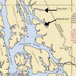 THE STUNNING SCENERY OF ENDICOTT ARM FJORD ALASKA
